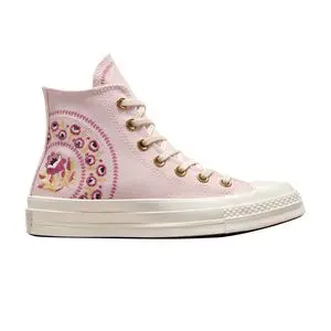 CONVERSE Chuck 70 High Embroidered Florals - Pink