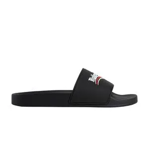 Balenciaga Pool Slide Sandal - Black