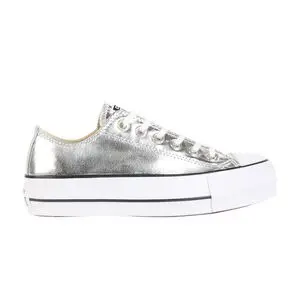 Converse Silver Tone Sneakers For Women