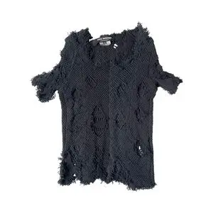 Comme Des Garçons Vintage Distressed Mesh Top