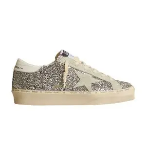 GOLDEN GOOSE Hi Star Glitter Sneakers - Silver