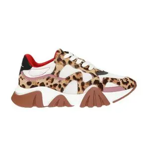 Versace Squalo Leopard Sneakers - Brown