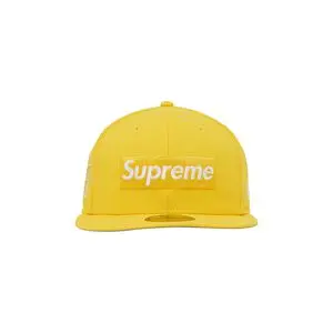 Supreme Championship Box Logo New Era Cap - Yellow
