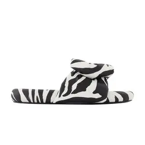 Off-White Padded Bow Sandals - White