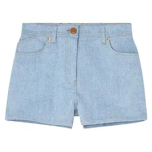 Versace Ventagli Denim Shorts