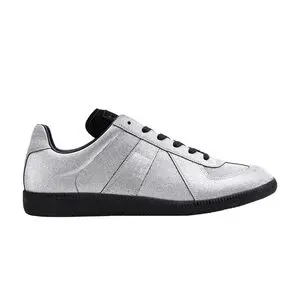 MAISON MARGIELA 22 Replica Glitter Sneakers - Silver