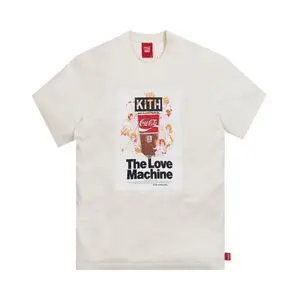 Kith X Coca-cola Love Machine Vintage Tee - Cream