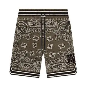 Amiri Bandana Print Shorts - Green