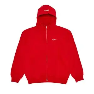 Supreme X Nike Zip Up Hoodie - Red | Editorialist