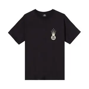 StÜssy Crown Link Tee - Black