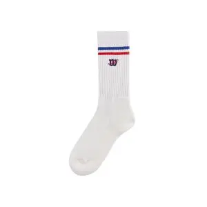 Kith For Wilson 'silk' Crew Socks - White