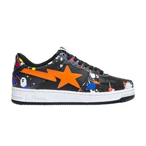 A BATHING APE Sta "paint Splatter Pack - Black