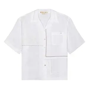 Marni Patchwork Linen Shirt