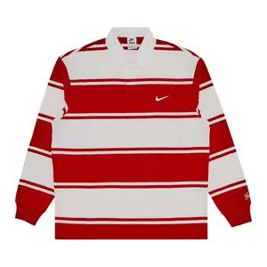 Supreme X Nike Stripe Rugby - Red