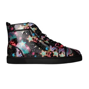 CHRISTIAN LOUBOUTIN Louis Orlato Flat High Sneakers - Multicolor