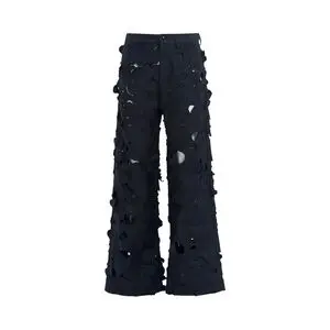 Marni Laser Cut Trousers - Black