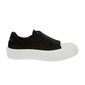 Women's Black White Soles Sneakers