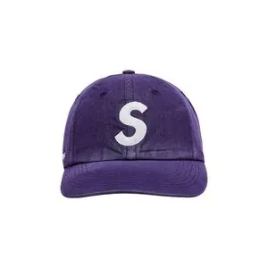 Supreme Cordura Denim S Logo 6-panel Cap - Purple