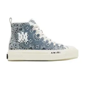 Amiri Court High Bandana Sneakers - Blue