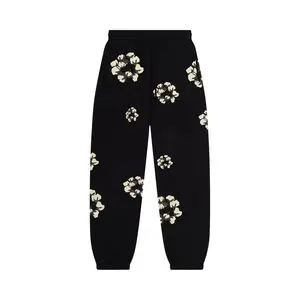 DENIM TEARS X Cactus Plant Flea Market Cactus Tears Wreath Sweatpants - Black