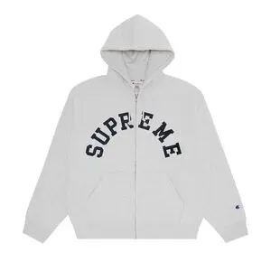 Supreme X Champion Zip-up Hooded Sweatshirt