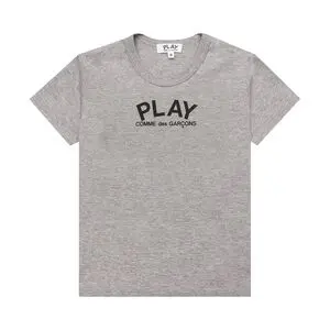 Play Comme Des Garcon Small Text T-shirt