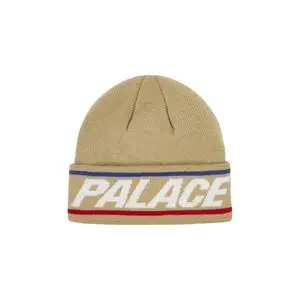 PALACE Ribbed Beanie - Grey