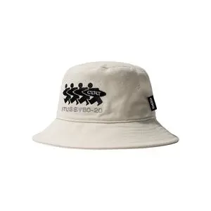 StÜssy X Comme Des Garçons Canvas Bucket Hat - Cream