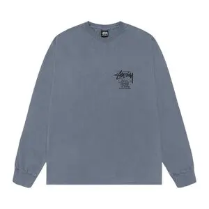 StÜssy Classic Gear Long-sleeve Tee - Blue