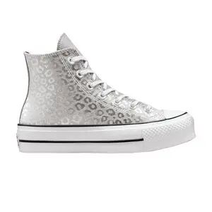 CONVERSE Chuck Taylor All Star Platform High Glitter Leopard Sneakers