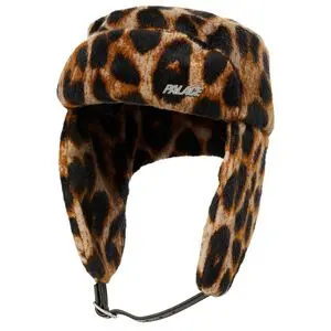 PALACE Leopard Pattern Ushanka - Multicolor