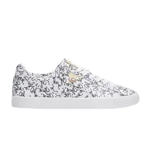 PUMA Clyde All Over Script Print Sneakers