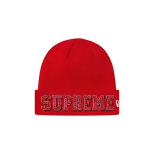 Supreme X New Era Gems Beanie - Red