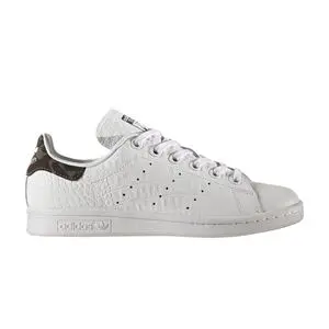 Adidas Stan Smith J 'camo Heel - White