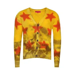 THE ELDER STATESMAN Star Sprayed Cardigan