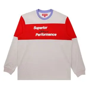 Supreme Arabic Mesh Long-sleeve Top - Grey