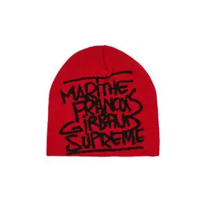 Supreme X Martithé + François Girbaud Beanie - Red
