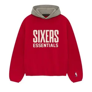 Fear Of God X Nba Philadelphia 76ers Hoodie - Red
