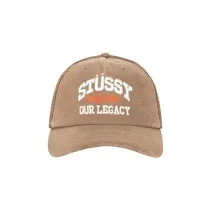 StÜssy X Our Legacy Work Shop Low Profile Trucker Cap - Brown