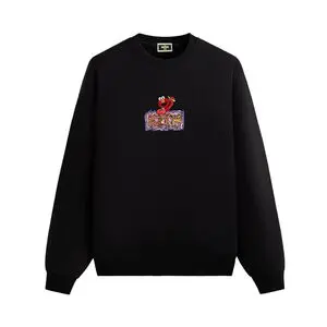 Kith X Sesame Street Elmo Nelson Crewneck - Black