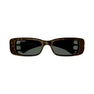 Balenciaga Rectangular Sunglasses - Brown