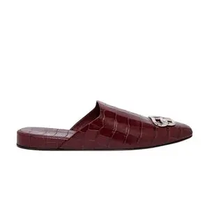 Balenciaga Cosy Croco Mule - Red