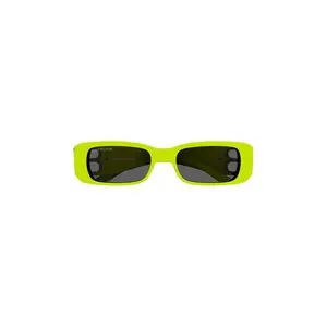 Balenciaga Rectangular Sunglasses - Yellow