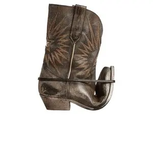GOLDEN GOOSE Low Wish Star Boots - Black