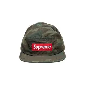 Supreme Reflective Camo Camp Cap - Green