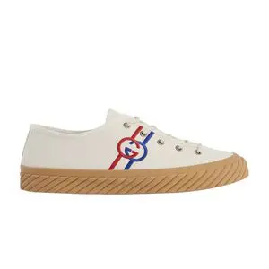 Gucci Interlocking G Low Top Sneakers - Cream