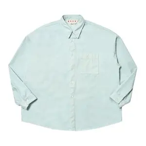 Marni Flocked Denim Overshirt