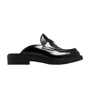 Prada Brushed Leather Mule