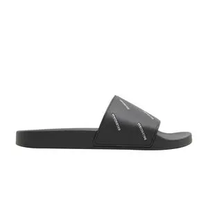Balenciaga Pool Slides With Logo