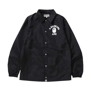 A BATHING APE College Coach Jacket